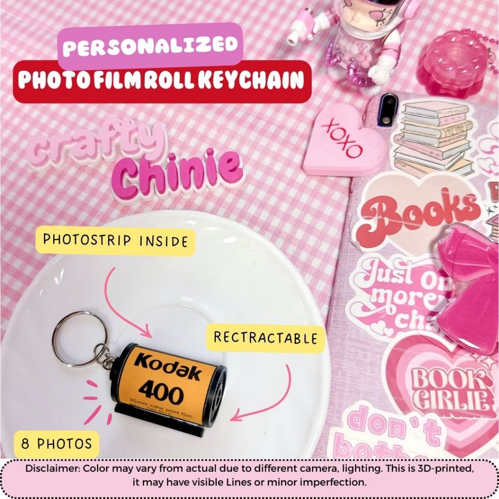 PERSONALIZED PHOTO FILM ROLL KEYCHAIN | Shopee Philippines