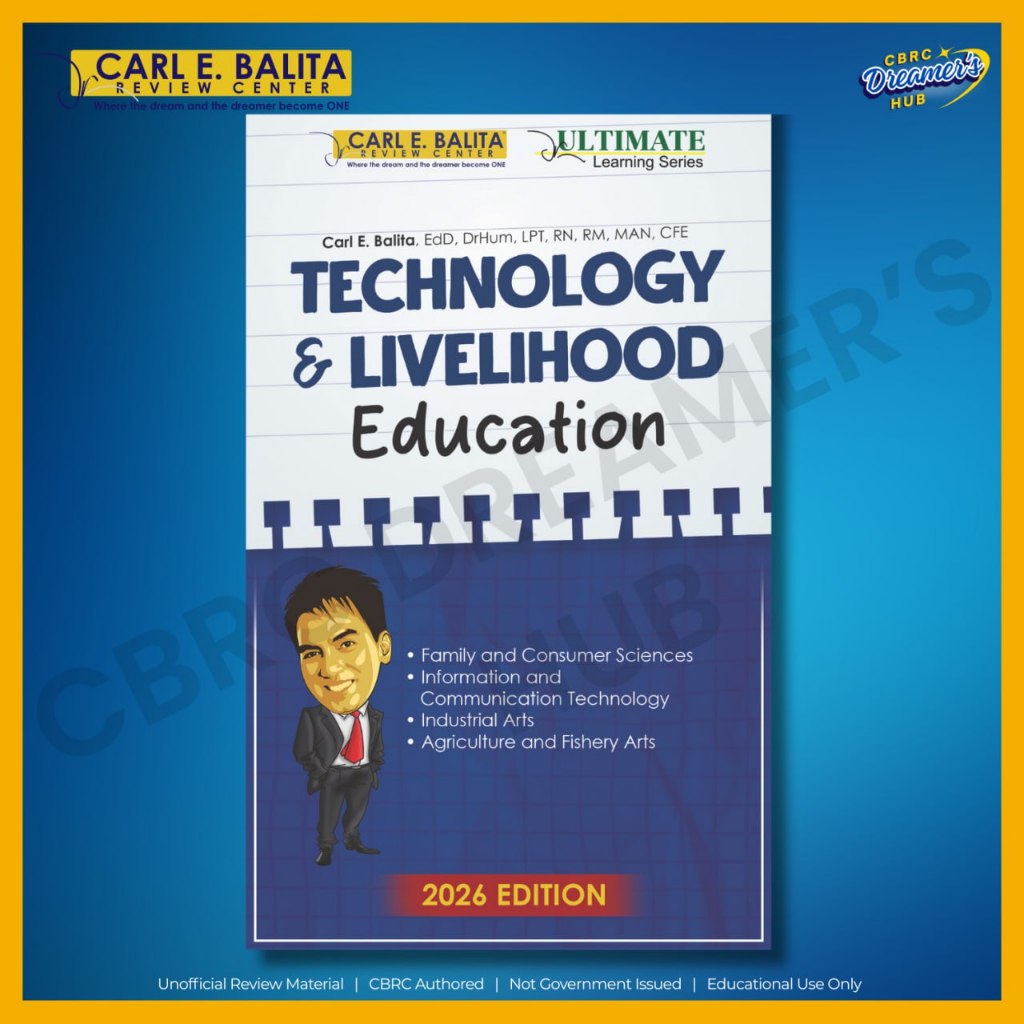 CBRC Technology & Livelihood Education (TLE) Majorship LET Review Book ...
