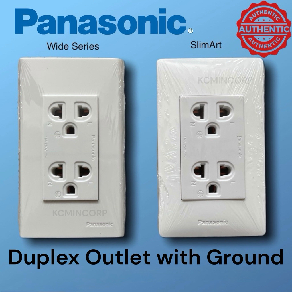 PANASONIC Duplex Outlet with Ground 15929 | Shopee Philippines