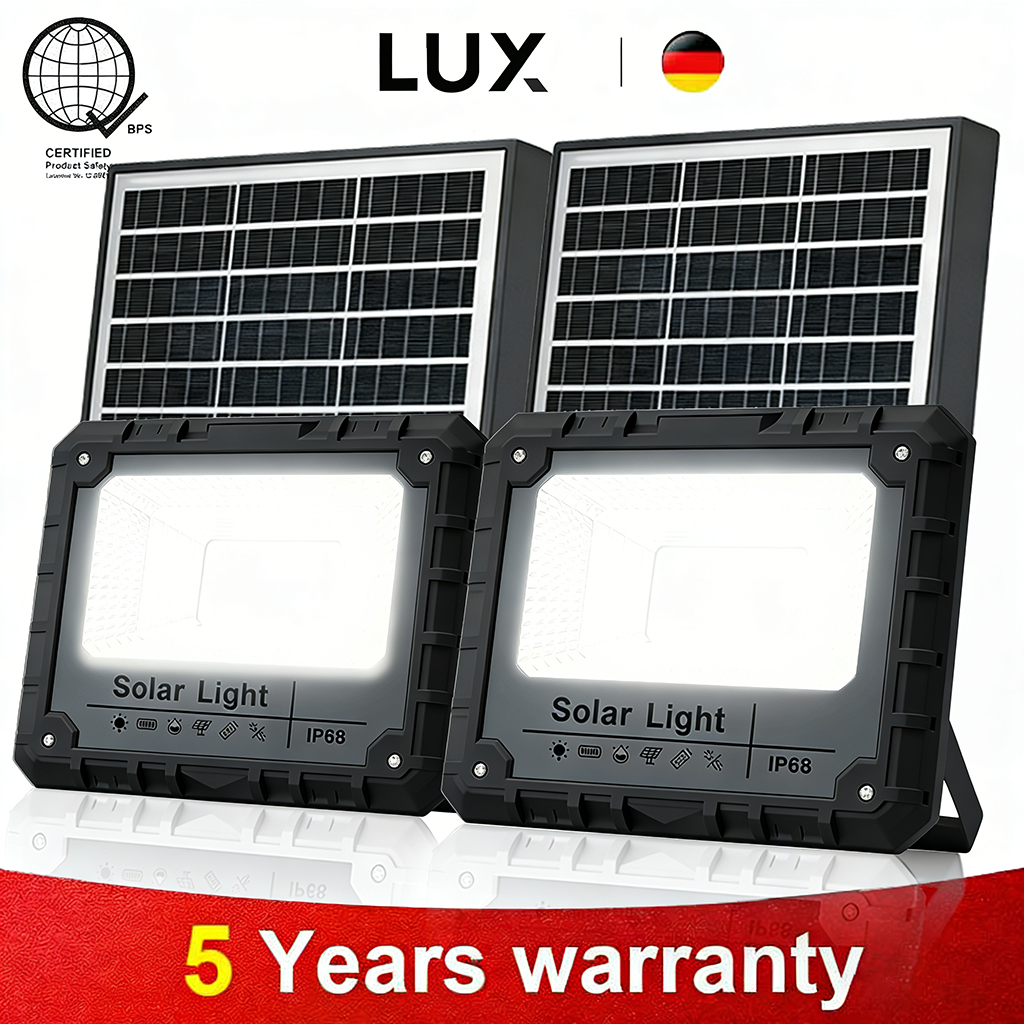 White Solar Light [2PCS=BUY1 TAKE 1] 5000W Indoor/Outdoor IP68 ...