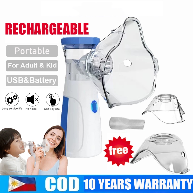 Ultrasonic Nebulizer Portable Rechargeable Nebulizer Inhaler Handheld ...