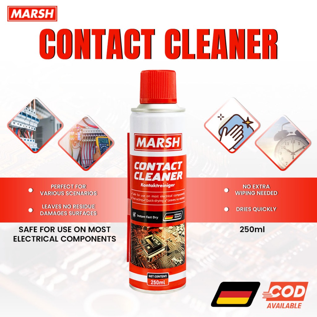 Marsh Contact Cleaner Spray Quick Dry for Electronics Circuit Board ...