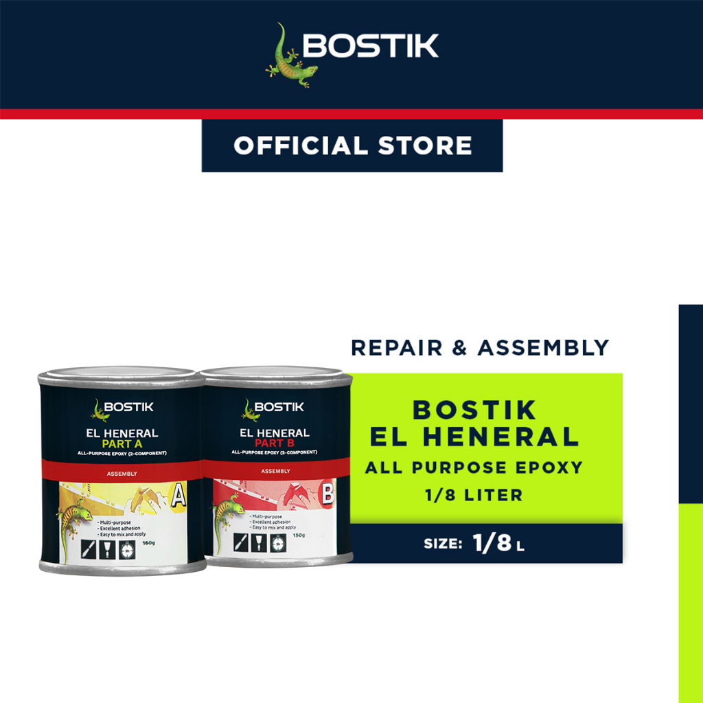 Bostik El Heneral All-Purpose Epoxy 1/8 liter (set) - Bonding wood ...