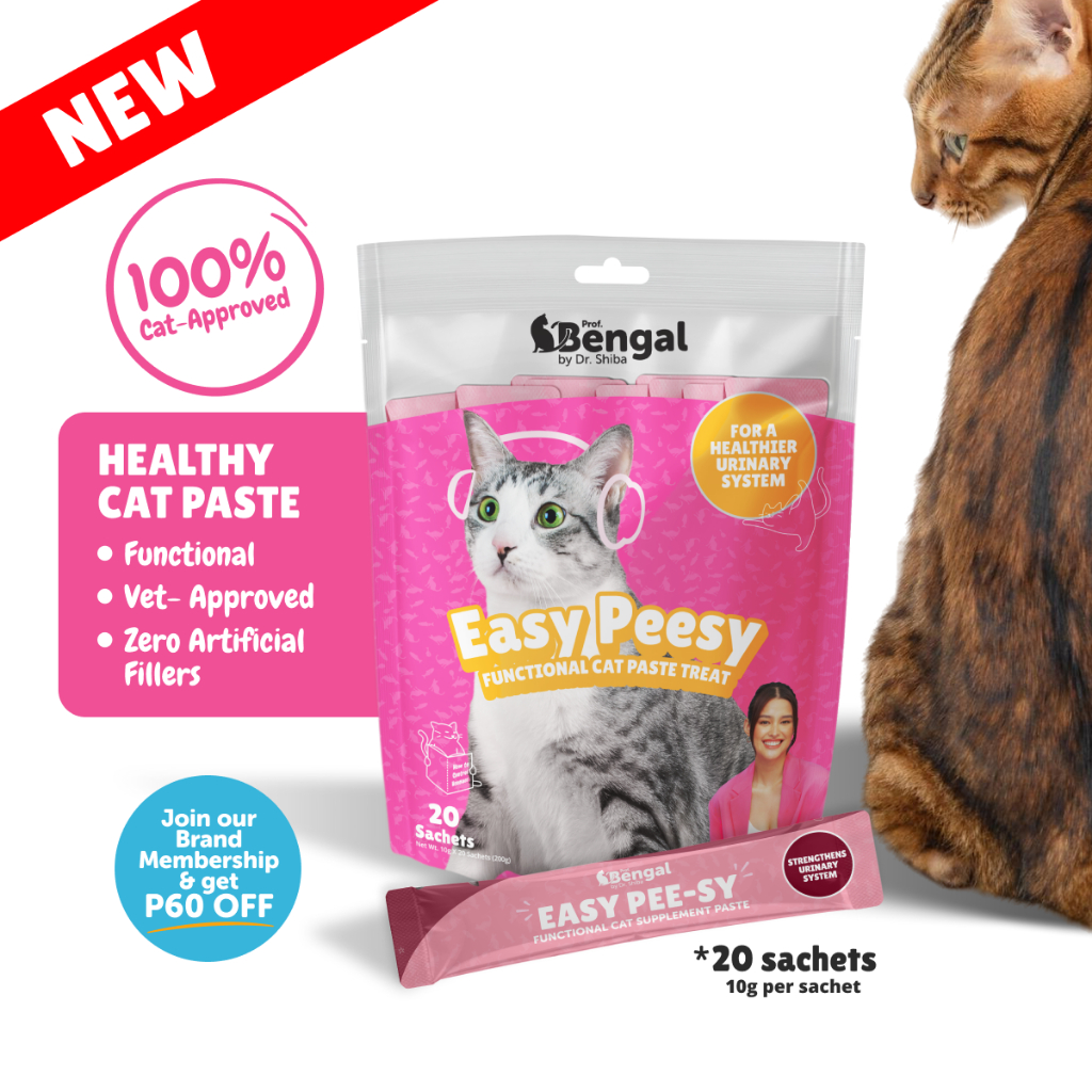 Prof. Bengal Easy Peesy Cat Paste Treats (20 sachets per pack ...