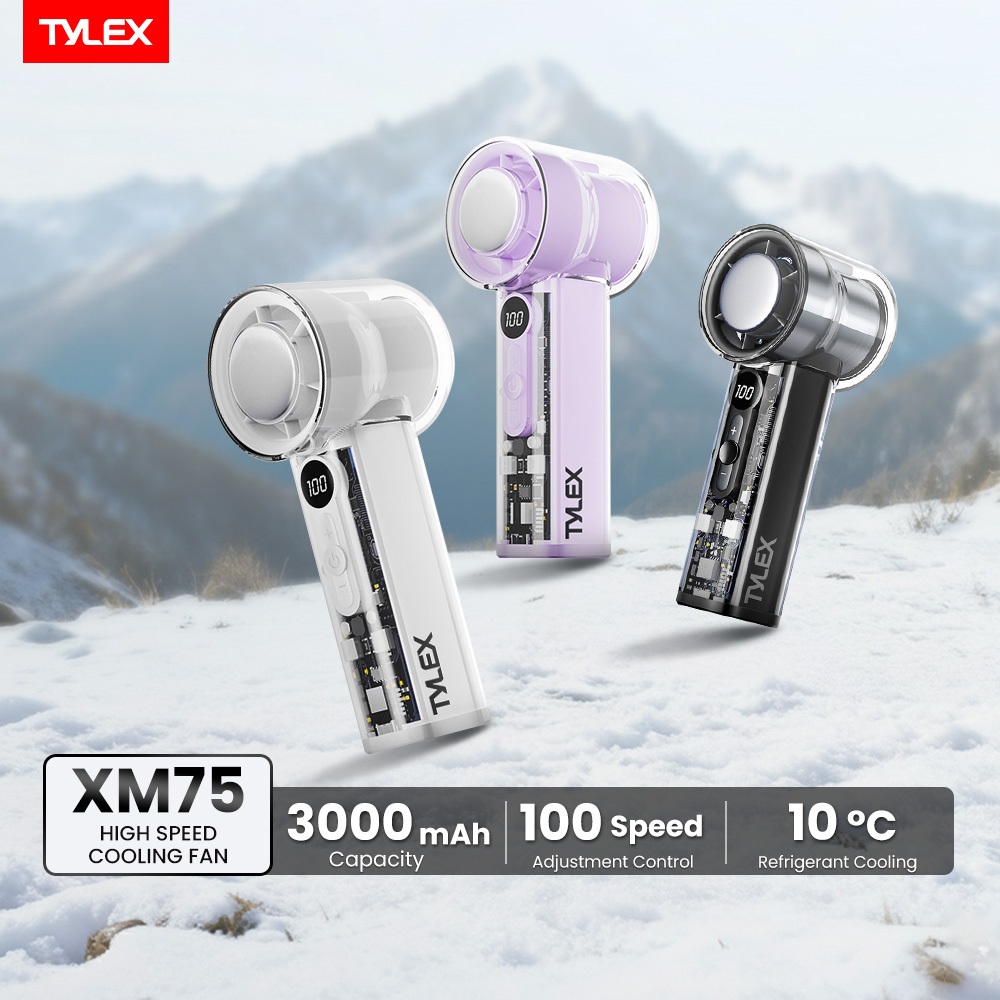 TYLEX XM75 High-Speed Refrigerant Fan Portable Ultrafast Cooling Effect ...