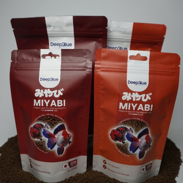 Deep Blue Miyabi Goldfish Sinking Pellets Juvenile/Adult Sizes (100g ...