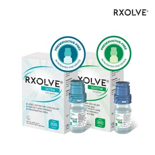 Rxolve® Eye Drops For Dry Itchy Eyes 12 Months in-use Shelf Life ...
