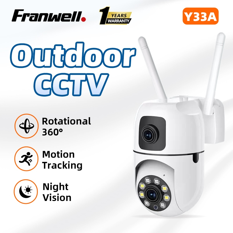 Franwell/V380 Dual Lens Y33A CCTV WiFi Camera IP Security Wireless ...