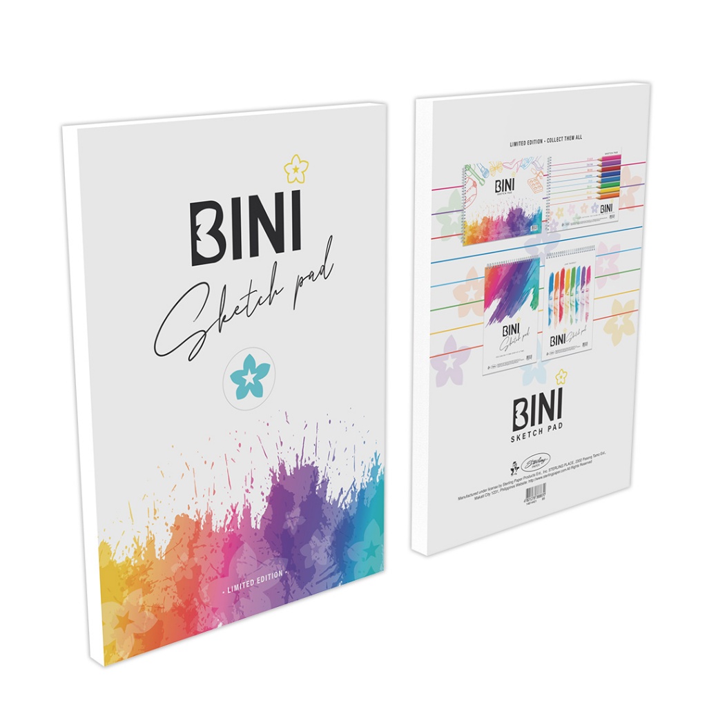 Sterling x Bini Sketch Pad A4 Size (In Blind Box - Random Design) with ...