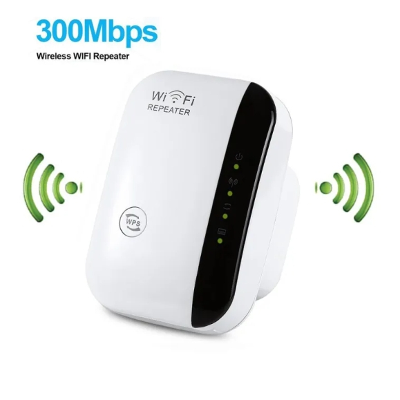 2.4G WiFi Repeater 300Mbps RJ45 Port Network Extender Remote Router ...