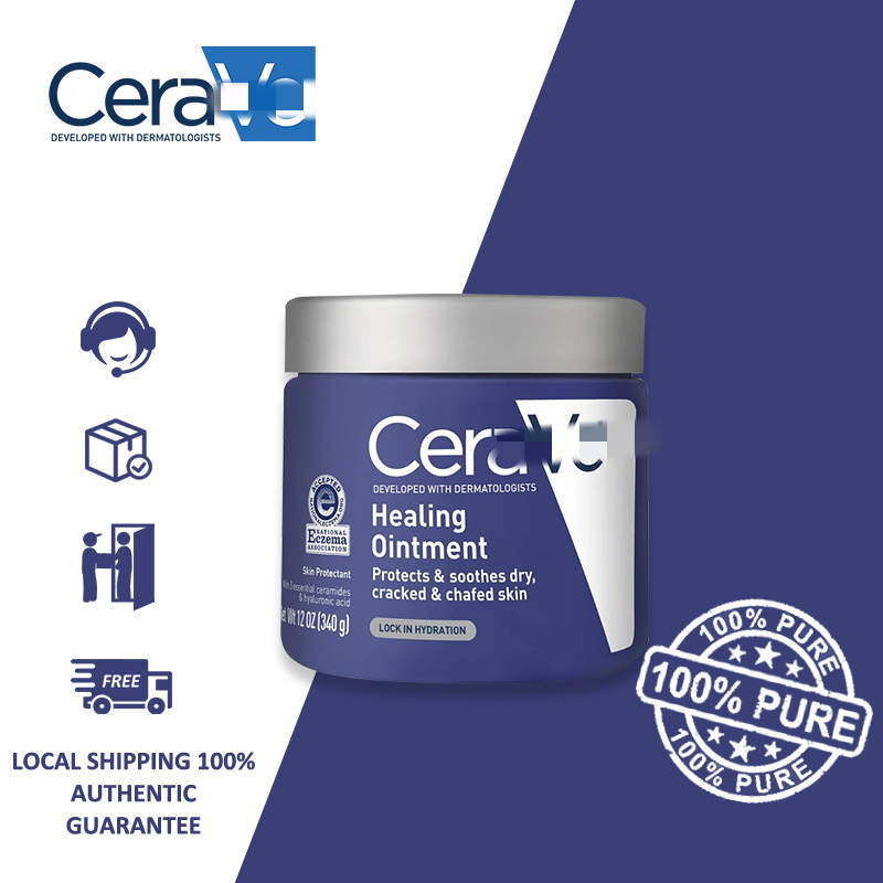 Healing Ointment CeraV-e 340g For Cracked Chafed &Repair Dry Soothes ...