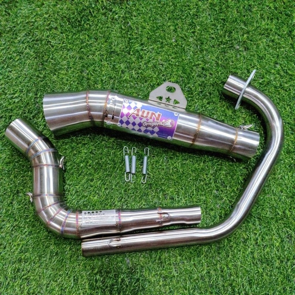 AUN MUFFLER 51MM for TMX 125/155 / RUSI /MOTORSTAR/PINOY/EXT/RACAL ...