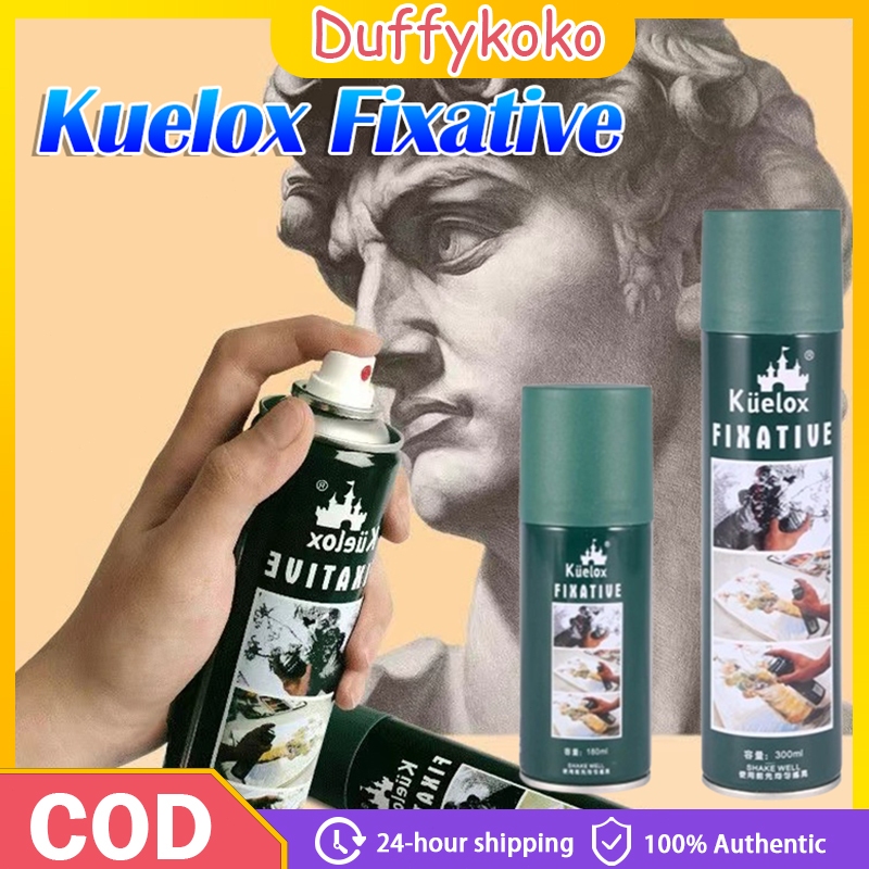 180ml/300ml Fixative Spray Varnish Spray For Painting Kuelox Carbon ...