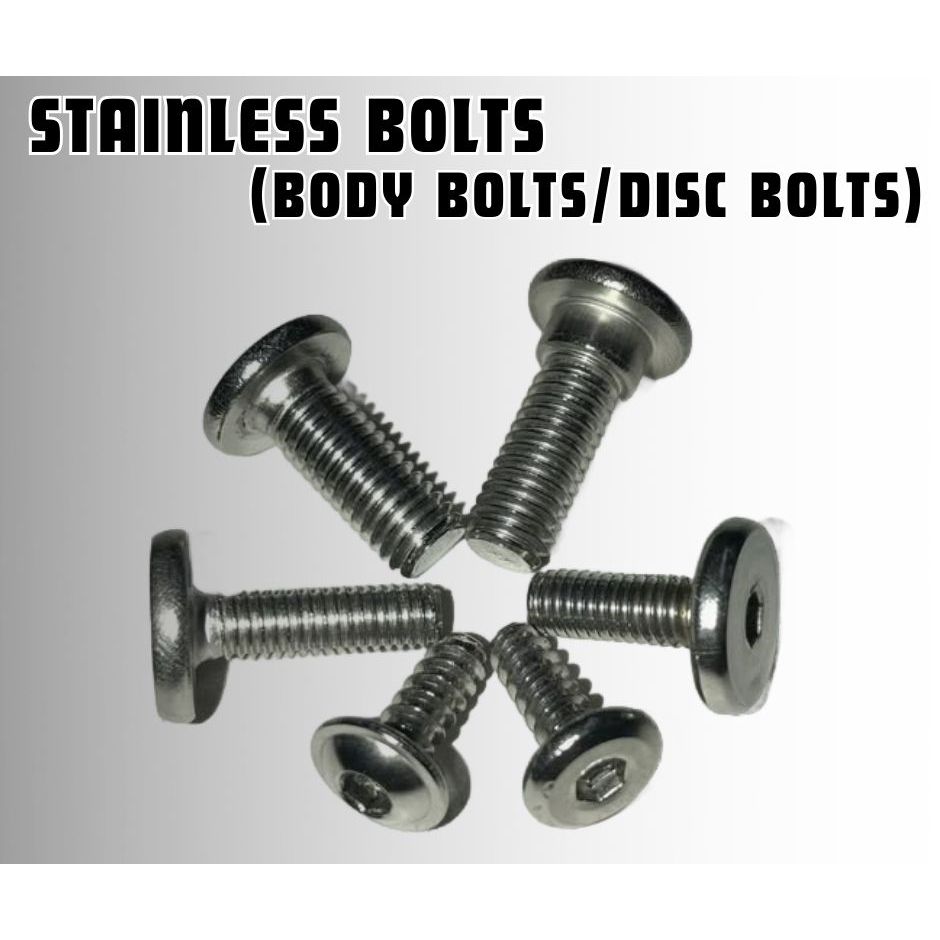 Motorcycle Stainless Bolts (20Pcs) | Body Bolts/Disc Bolts | Shopee ...