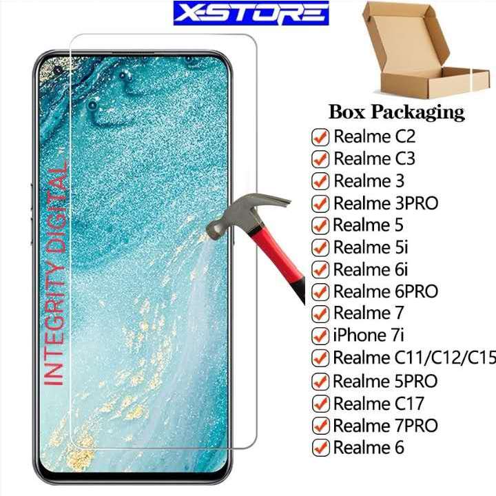 REALME 2/C3/C2/3/3i/3pro/5/5pro/5i/6i/7i/C11/C12/C15/C55/6 TEMPERED ...