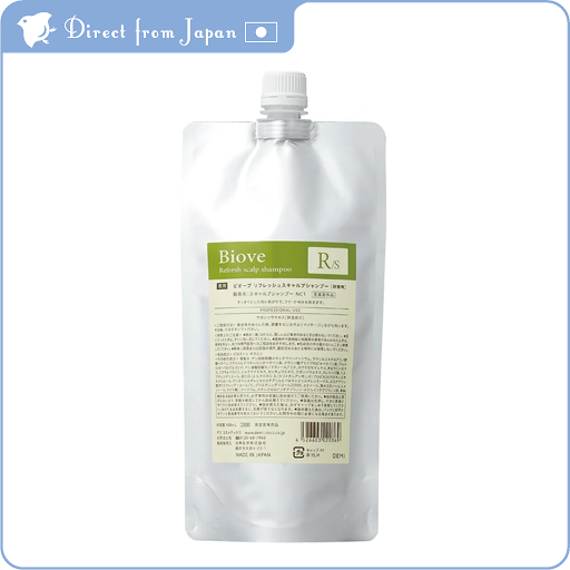 Demi Cosmetics Biove Refreshing Scalp Shampoo Liquid, No Additives, Refill Pack, 450 milliliters ...