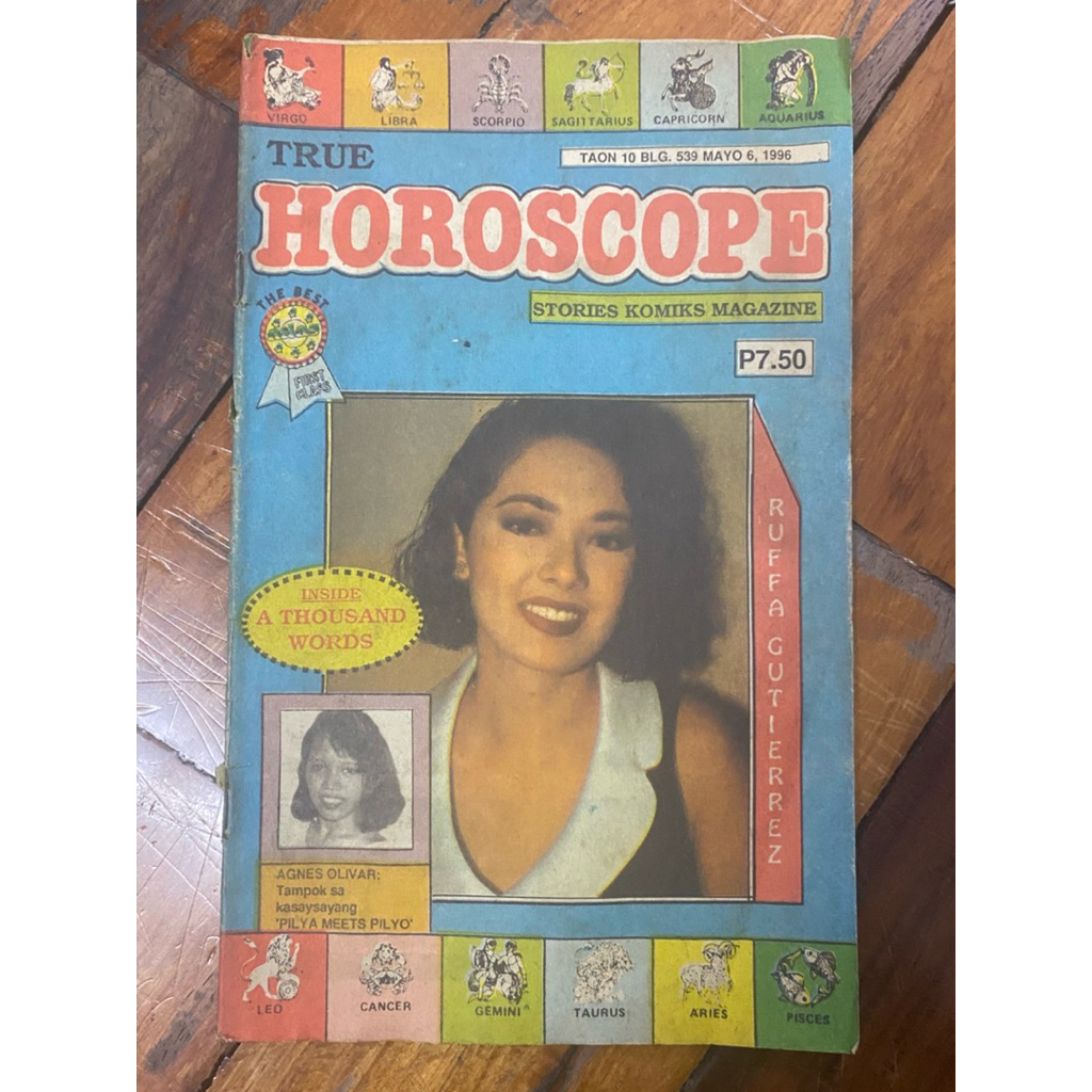 Vintage Tagalog Komiks Magasin - True Horoscope Stories Comics Magazine ...