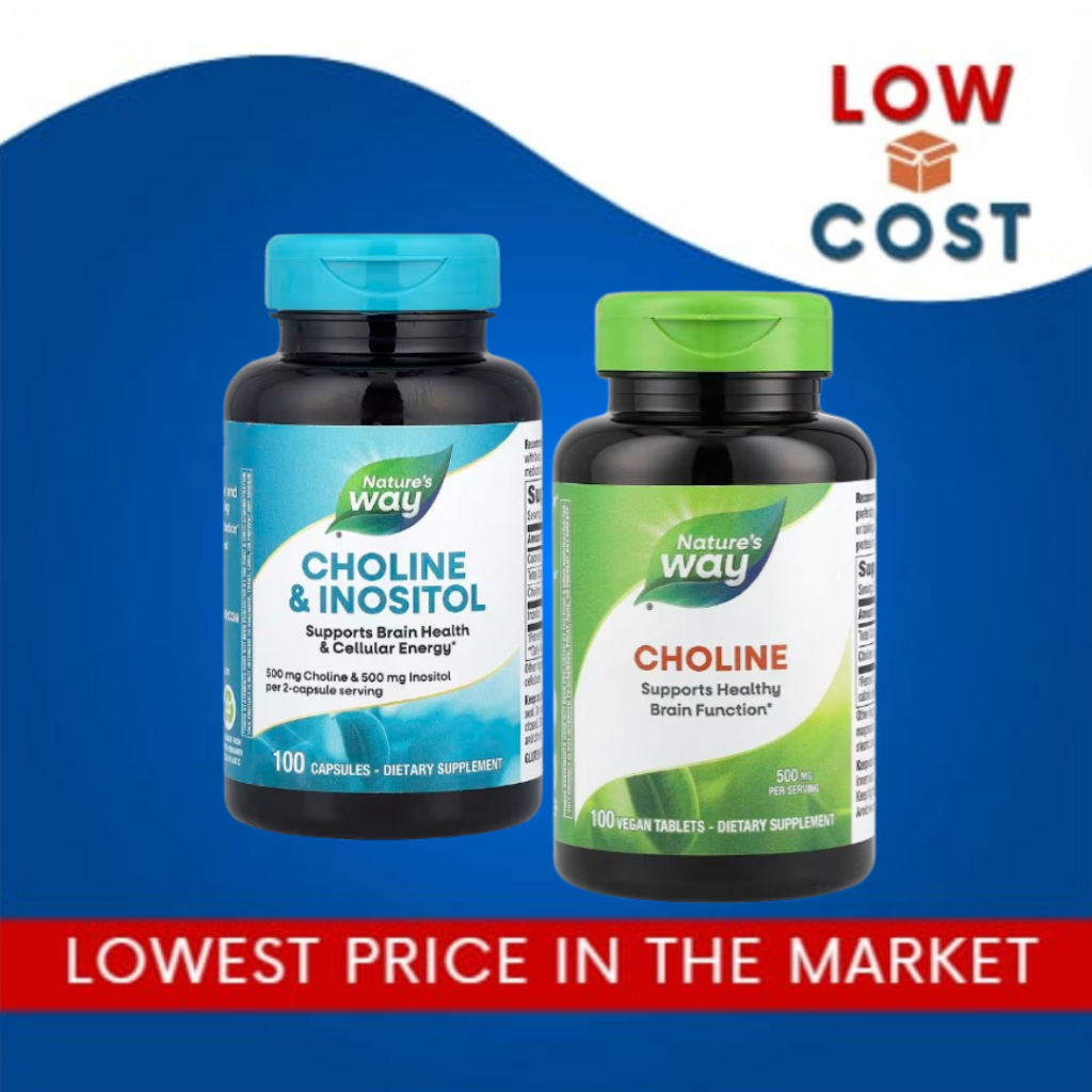 LowCostPh | Nature's Way, Choline, 500 mg, Choline & Inositol, Capsules ...