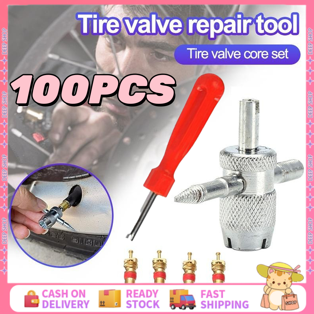 4 in 1 Tire Valve Core Remover Tool for Car Bicycle Motorcycle Tyre ...