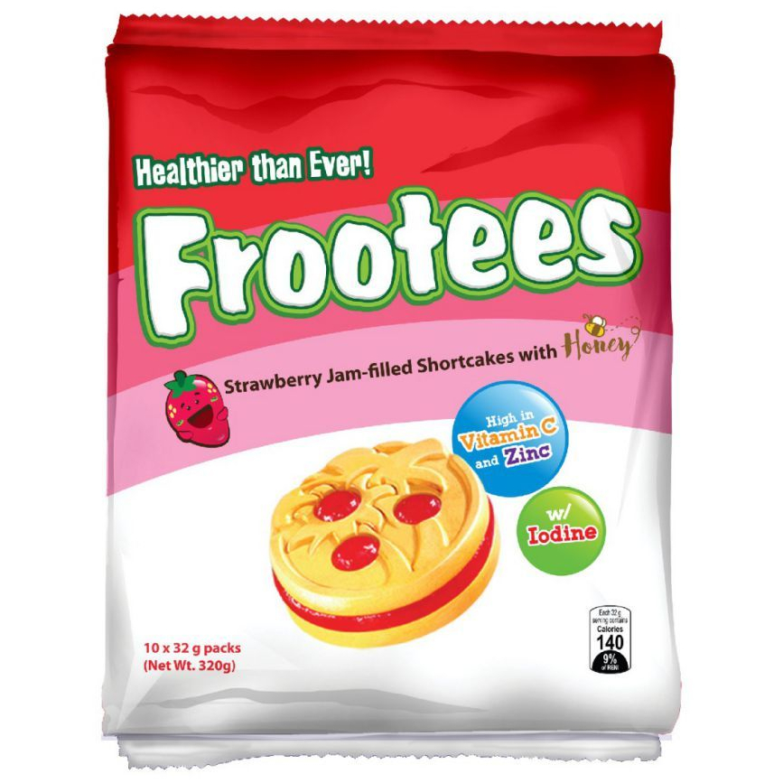 Frootees Strawberry 30gx10s - Cookies & Biscuits | Shopee Philippines