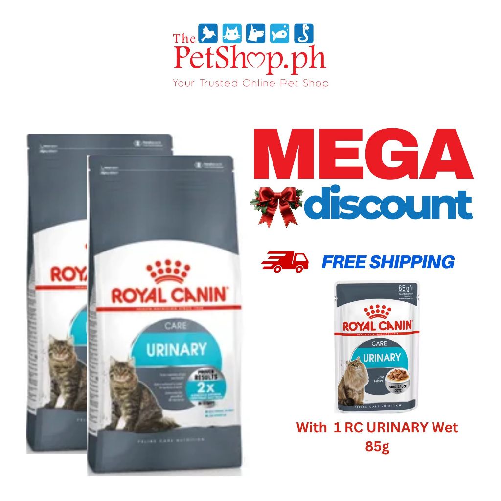 Royal Canin SET 2 Urinary Care 2kg Adult Dry Cat Food (FREE 1 RC ...