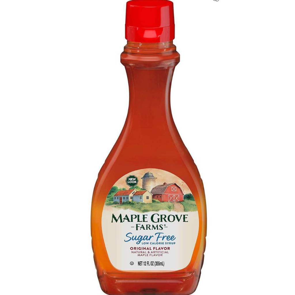 MAPLE GROVE FARMS SUGAR-FREE LOW CALORIE SYRUP (NATURAL & ARTIFICIAL ...