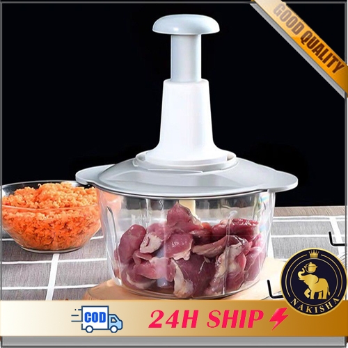NAKISHA 1.5L Press Meat Grinder Kitchen Multi-function Food Processor ...