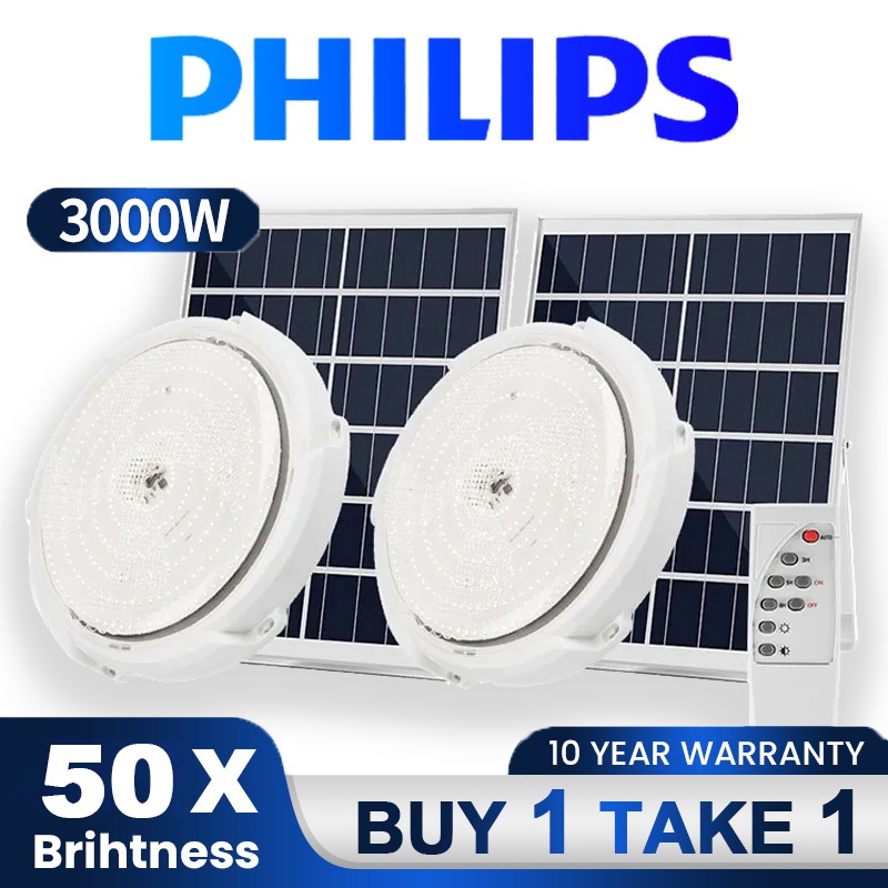 3000W BUY 1 TAKE 1 Solar Ceiling Light Indoor Light Solar Light Outdoor ...