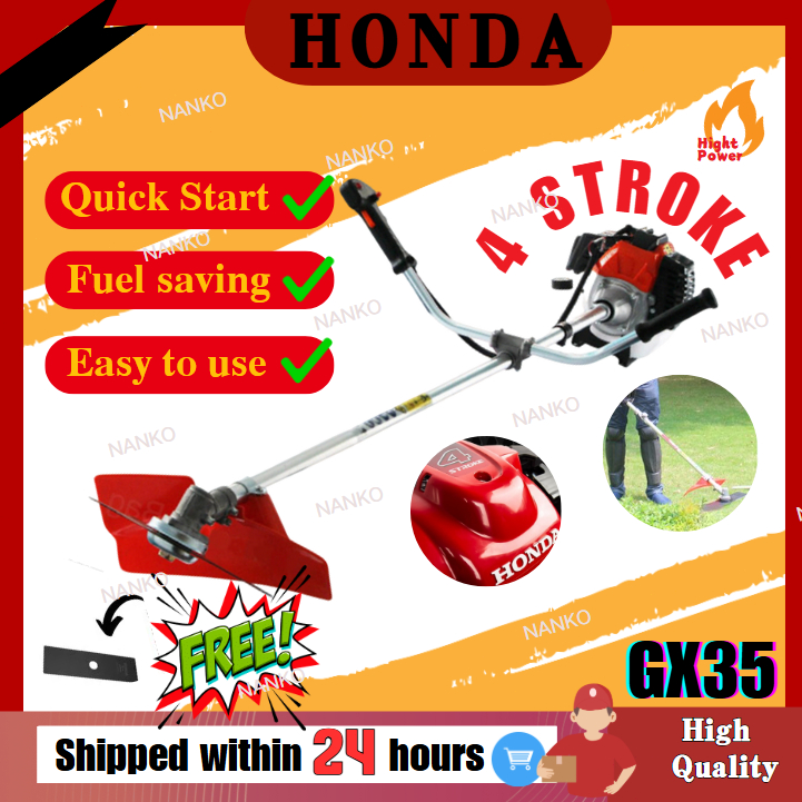 【High Quality】HONDA Stroke Grass Cutter GX35 4-Stroke Grass Trimmer ...