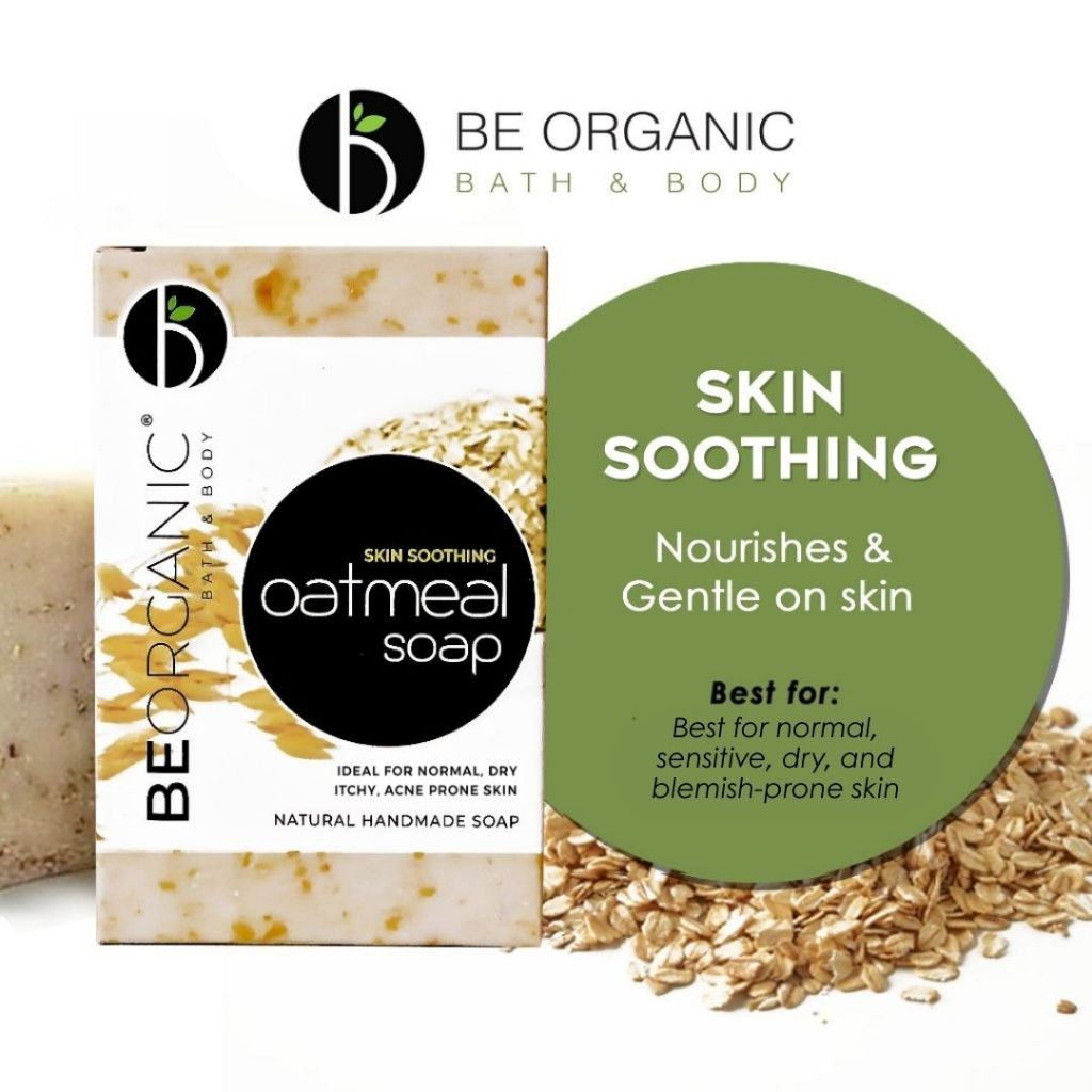 Be Organic Oatmeal Soap 110g | Shopee Philippines