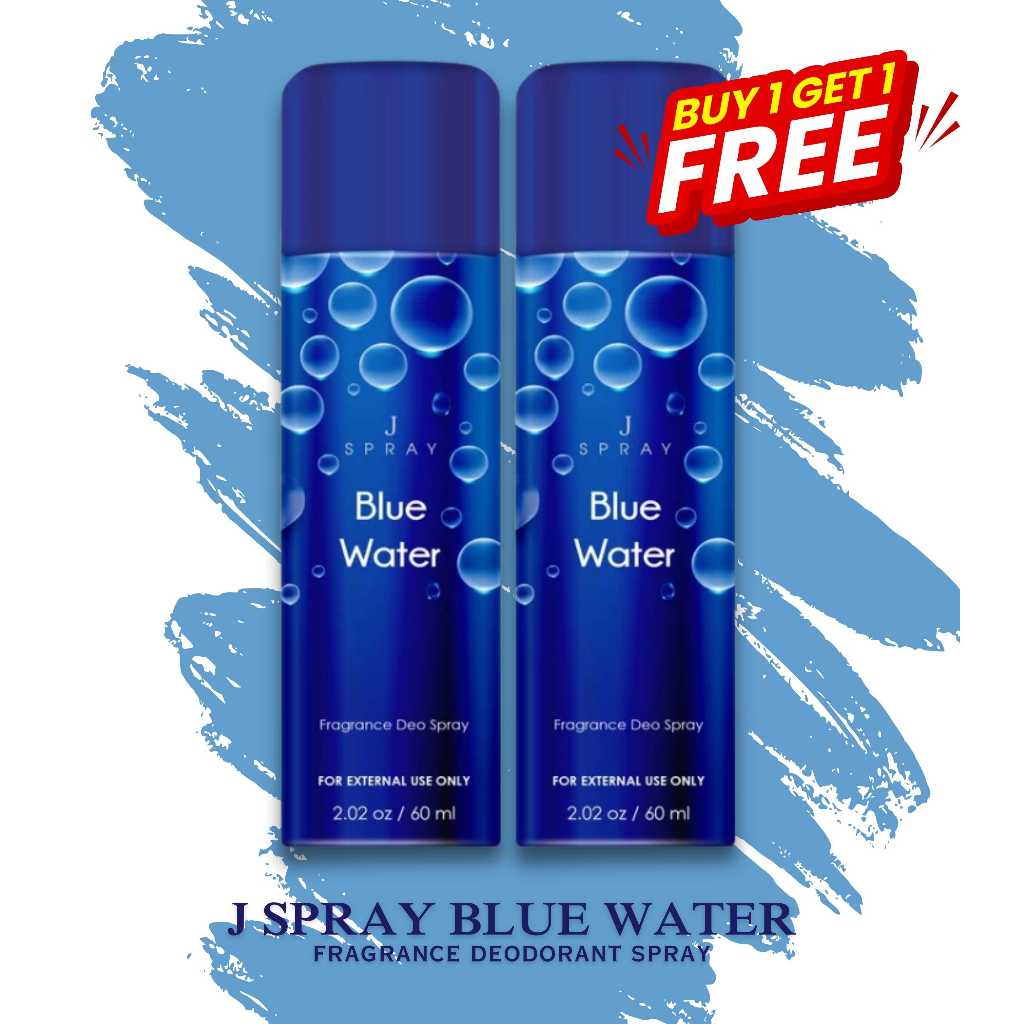 J Spray Blue Water Deo Body Spray 60ml | Buy1 Take1 Cool & Long Lasting ...