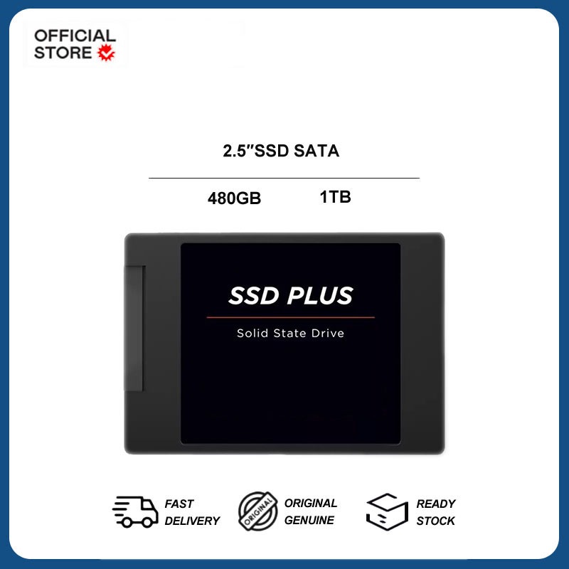 SSD PLUS 1TB/480GB SSD PLUS SATA III 2.5" Solid State Drive / Internal ...