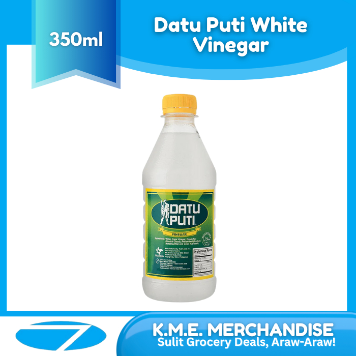Datu Puti White Vinegar (350ml) | Shopee Philippines