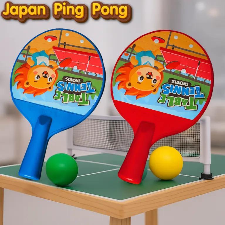Japan Tokyoite Table Tennis Racket Pingpong Paddle Set with 2 Bats and ...