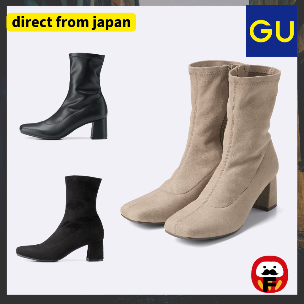 GU Ultra Stretch Heel Boots 2025AW【Direct From Japan】 | Shopee Philippines
