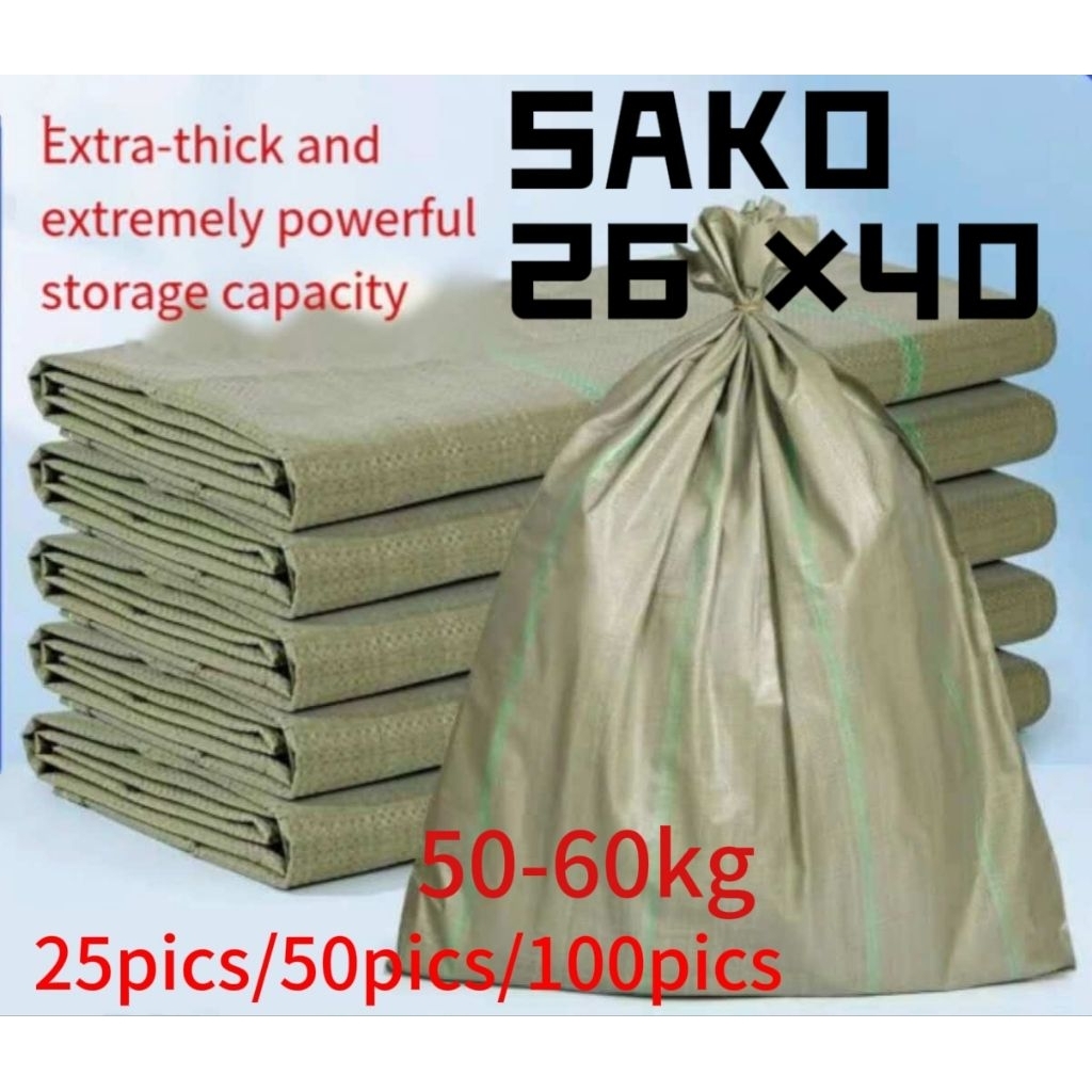Sako Sack/ Bistay, Rice Gravel, Sand etc. 33*51 66*102 (For 15kls only ...