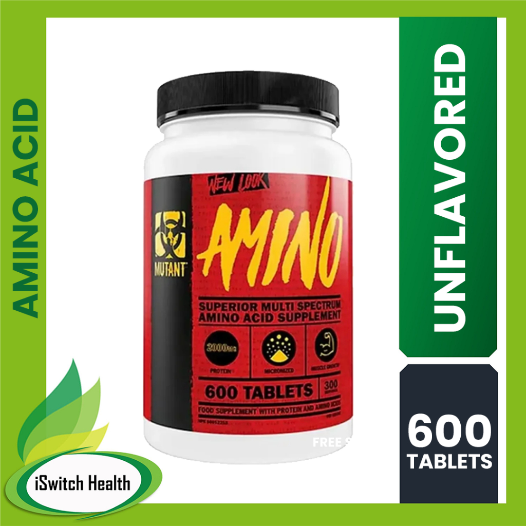 MUTANT BEEF AMINO | 600 | AMINO ACID | MUSCLE SUPPORT | ENHANCED ...