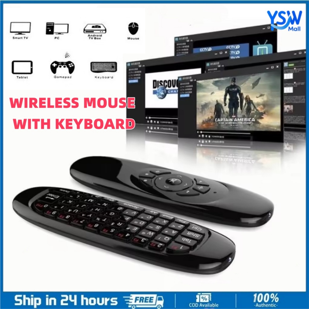 Bluetooth Air Mouse Remote Control 2.4G Wireless Keyboard With ...