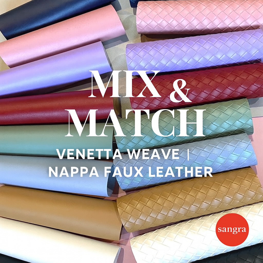 [YARD] Mix ‘n Match Criss Cross Veneta Weave | Nappa Faux Leather 1.2± ...