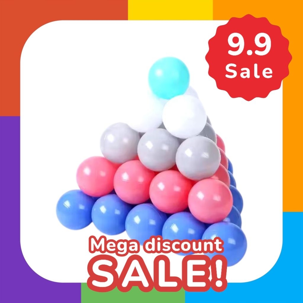【8CM Ocean Balls】FNL TOYS BIG ocean ball 8CM size BPA Free Plastic ...