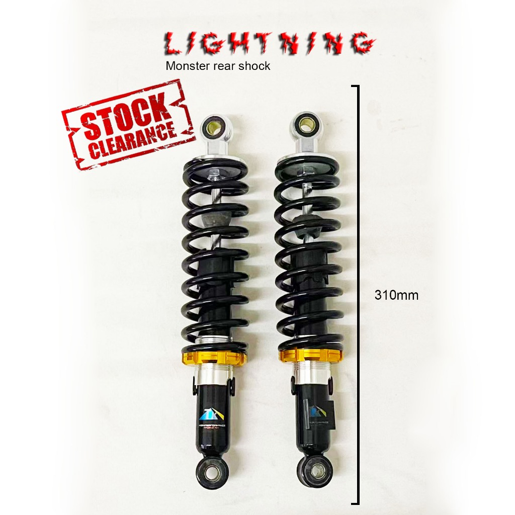 Monster rear shock 280mm 310mm 340mm for Clearance Price! | Shopee ...