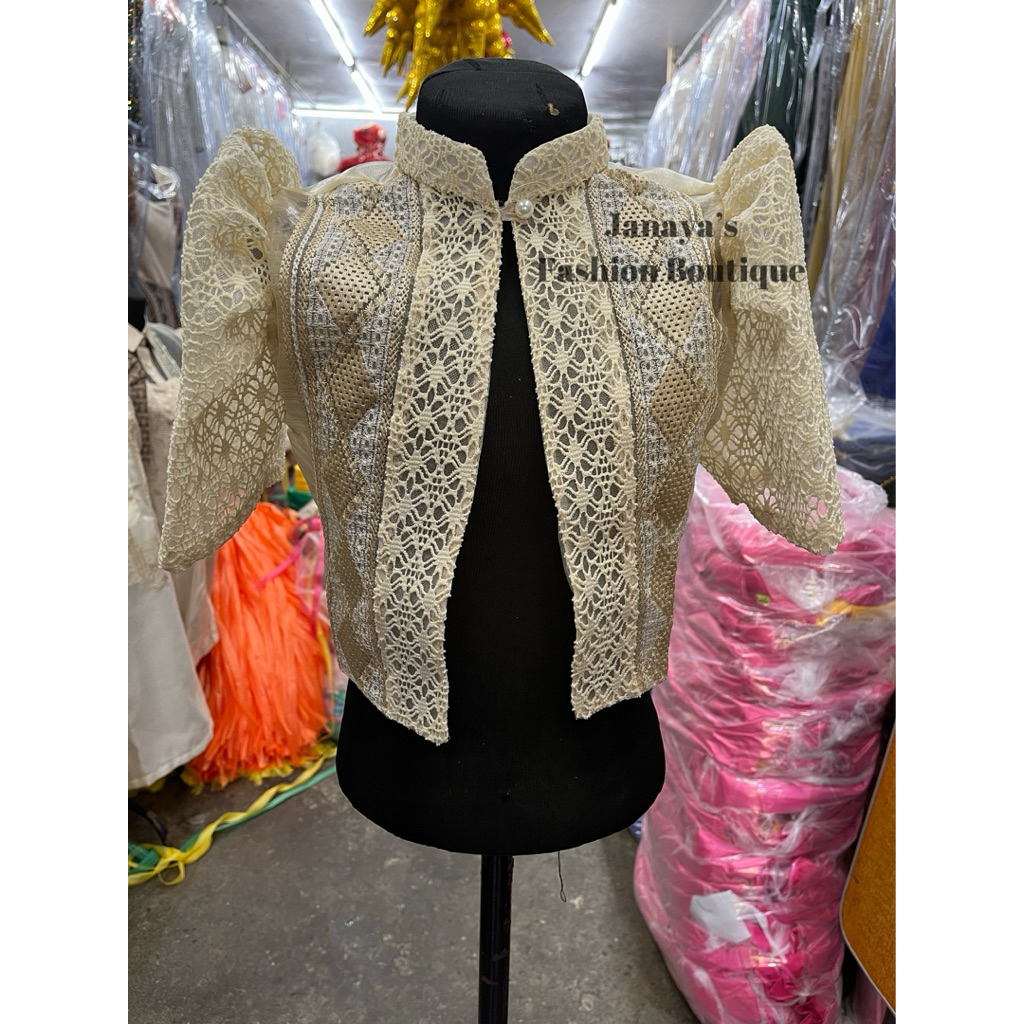 Modern Filipiniana Bolero Spider Net for KIDS only | Shopee Philippines