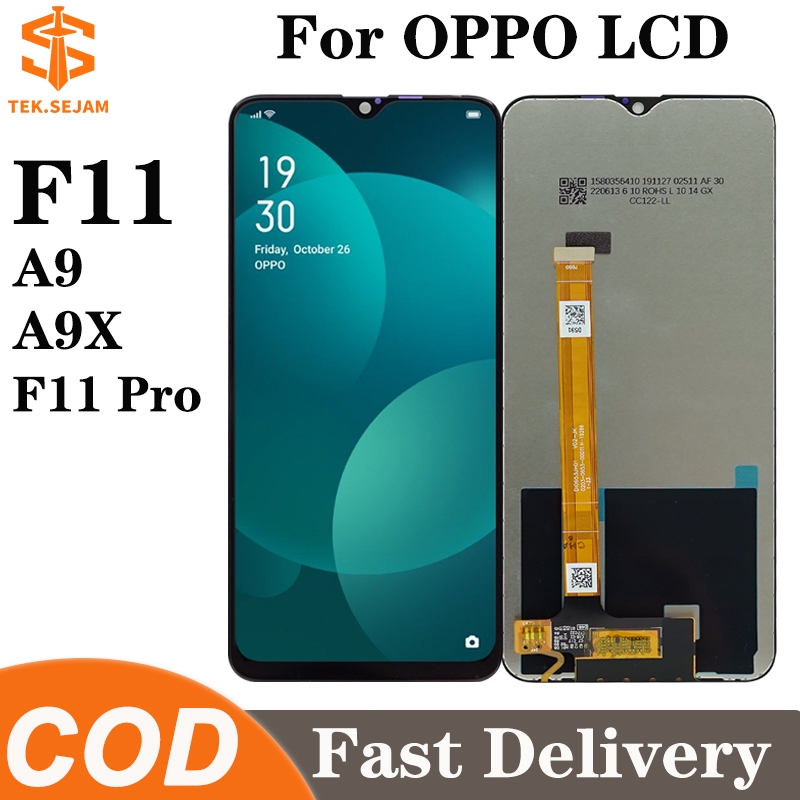 TEK.SEJAM Original LCD For OPPO F11 A9 A9X F11 Pro Touch Screen ...