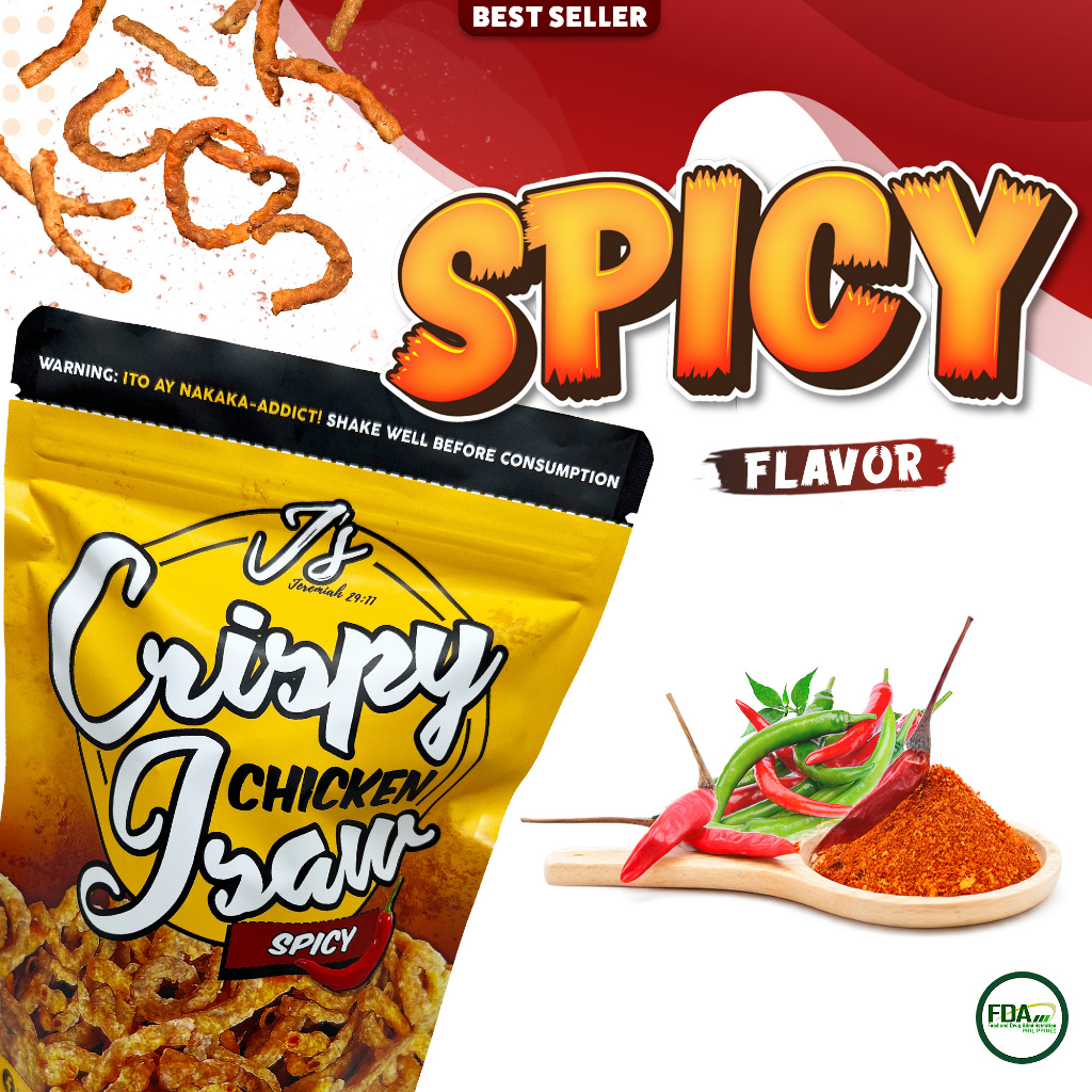 J's Crispy Chicken Isaw - Spicy | Shopee Philippines