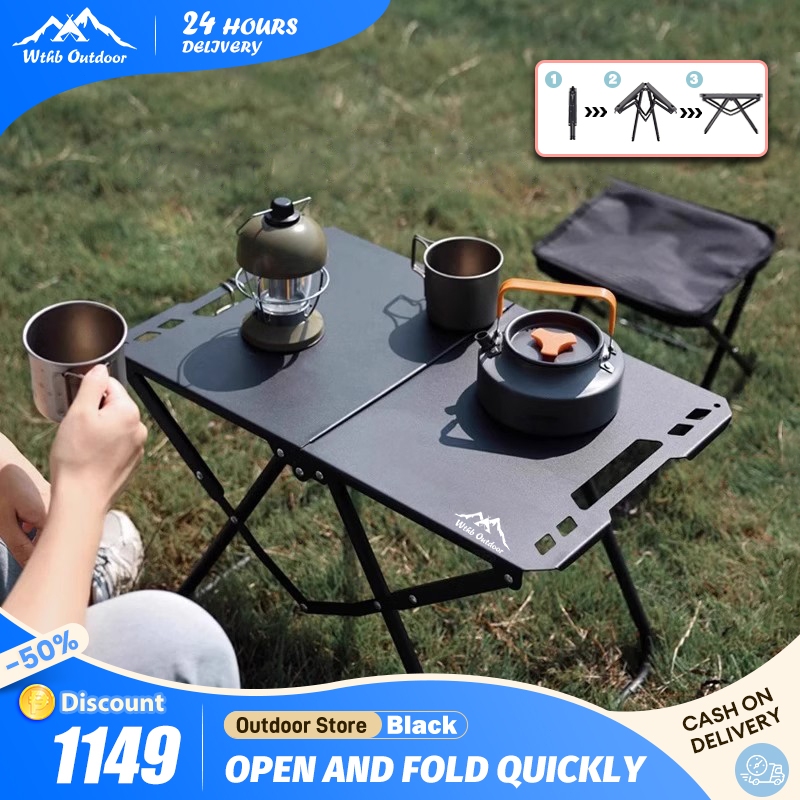 IGT Tactical Table Camping Folding Table Portable Lightweight Table ...