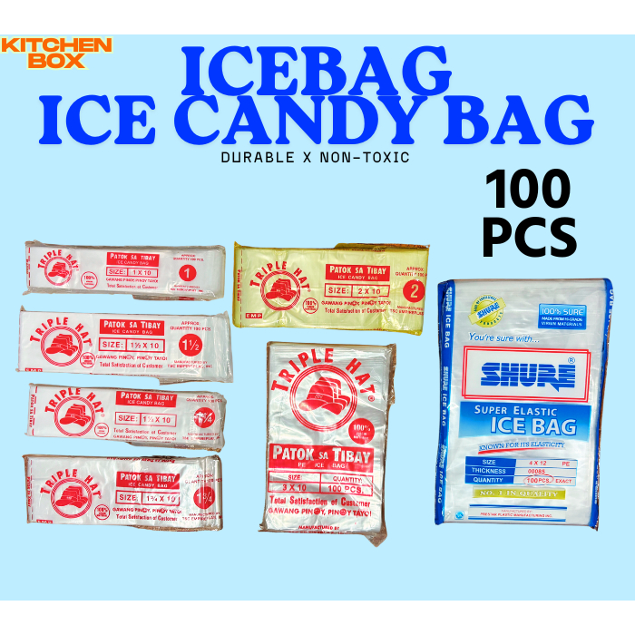 Plastic Icebag | Ice Candy bag | Shure/Patok Triple Hat | Sauce bag ...