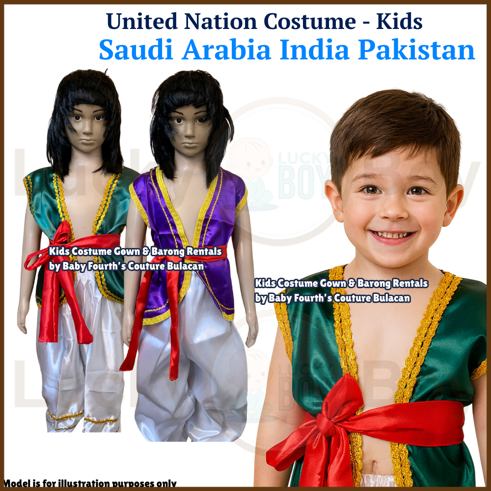United Nation Saudi Arabia India Pakistan Book Character Aladdin Terno ...
