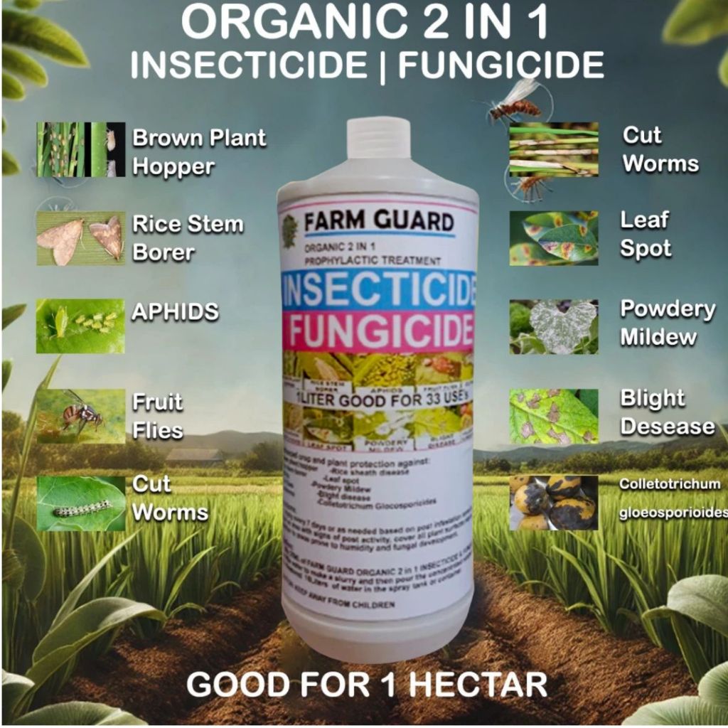 FARMGUARD 2-IN-1 ORGANIC INSECTICIDE & FUNGICIDE [ FARM GUARD Premium ...