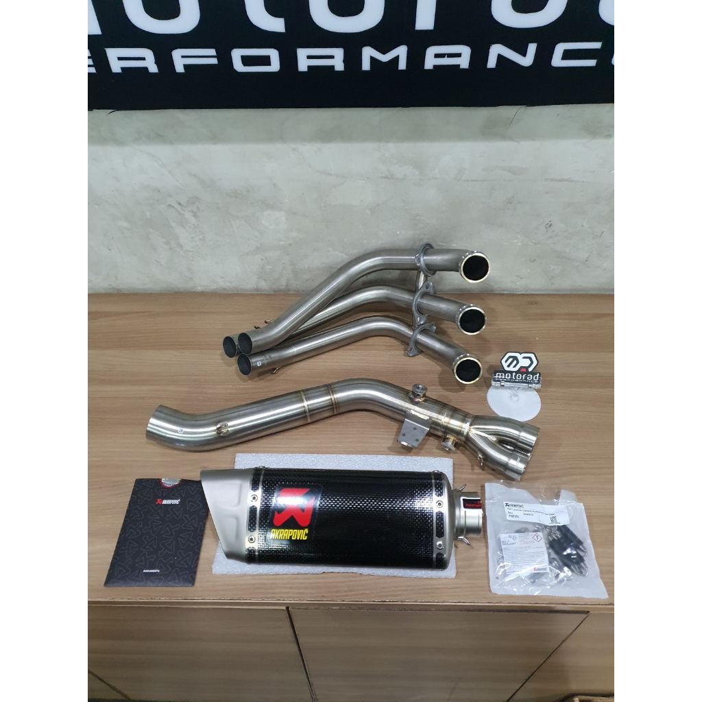 Akrapovic Full Exhaust for 2021-2025 Yamaha MT-09 / FZ-09 Racing Line ...