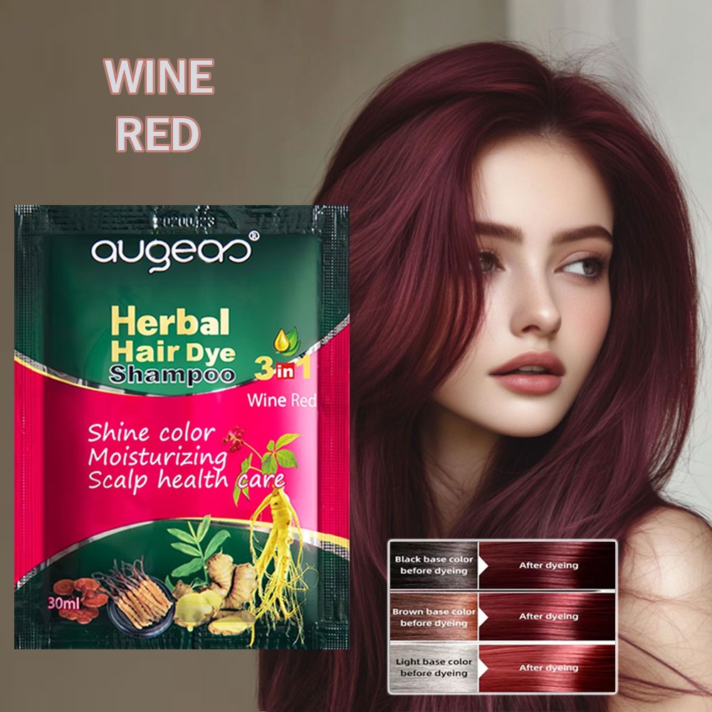 AUGEAS Buy 1 Take One 30ml Hair Dye Shampoo Hair Color Original FDA Approved | Shopee Philippines